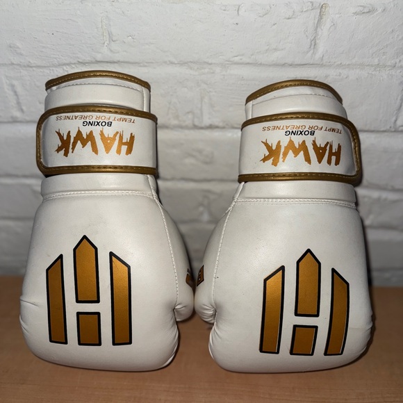 Tony Hawk | Other | Tony Hawk White And Gold Boxing Gloves | Poshmark